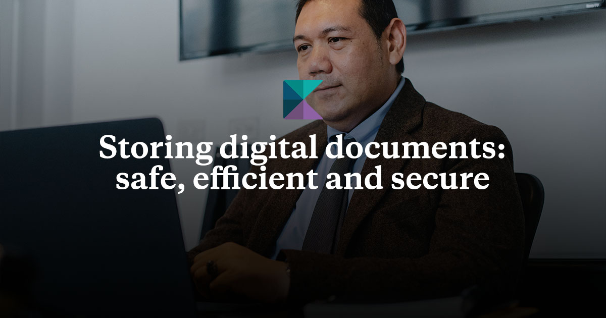Storing digital documents: safe, efficient and secure | People by ...